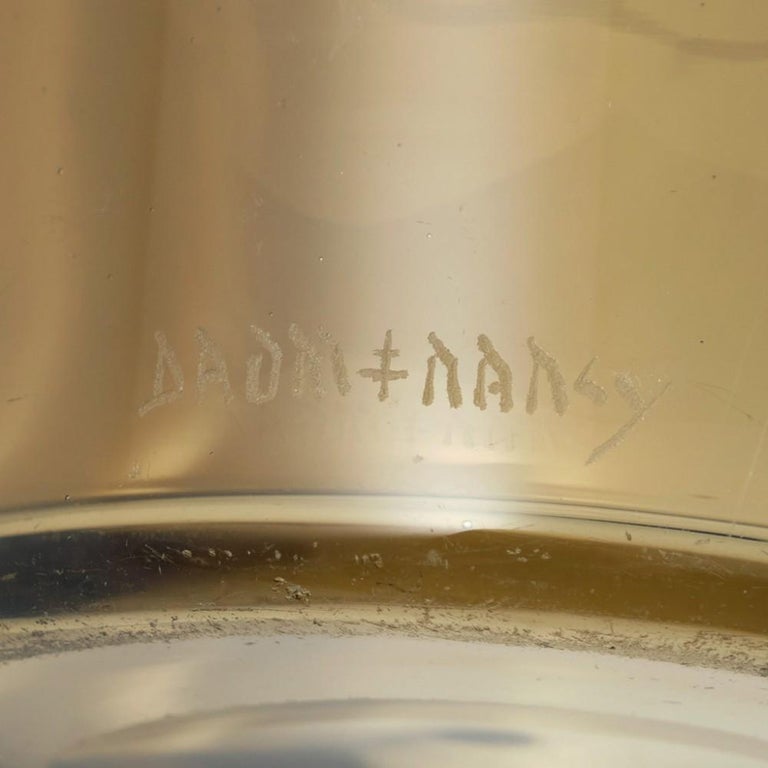 Daum Nancy Geometric Art Deco Vase, c1935 For Sale at 1stDibs