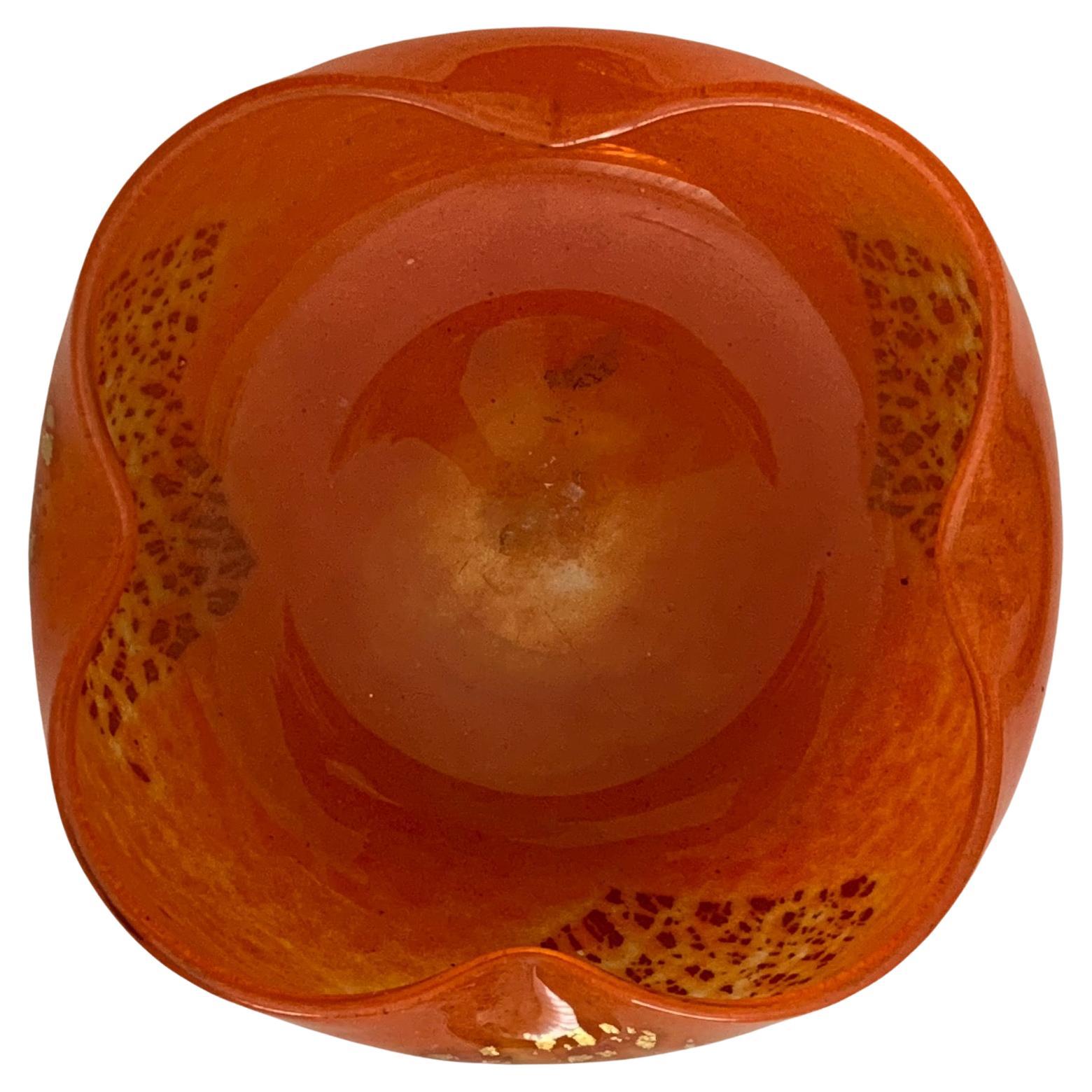 Daum Nancy Glass Art Deco Centerpiece For Sale at 1stDibs