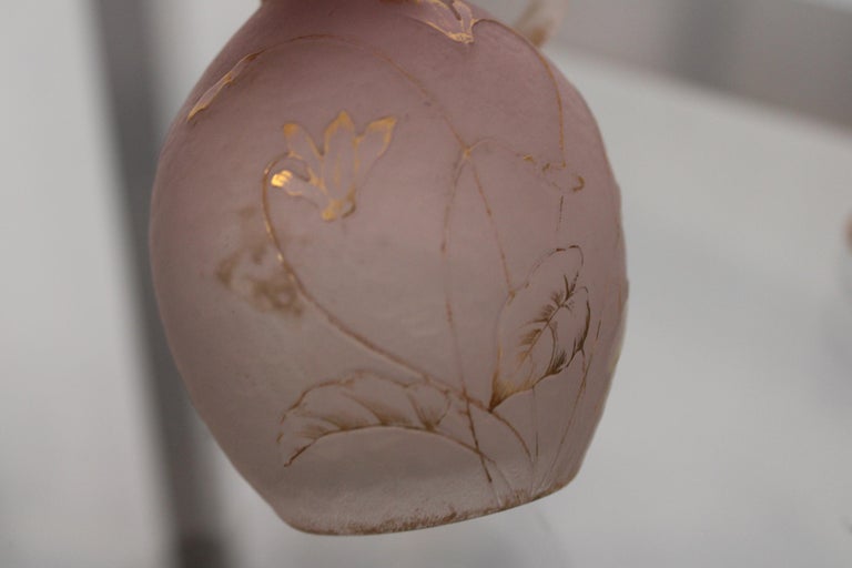 Daum Nancy Glass Bottle, France, 20th Century For Sale at 1stDibs