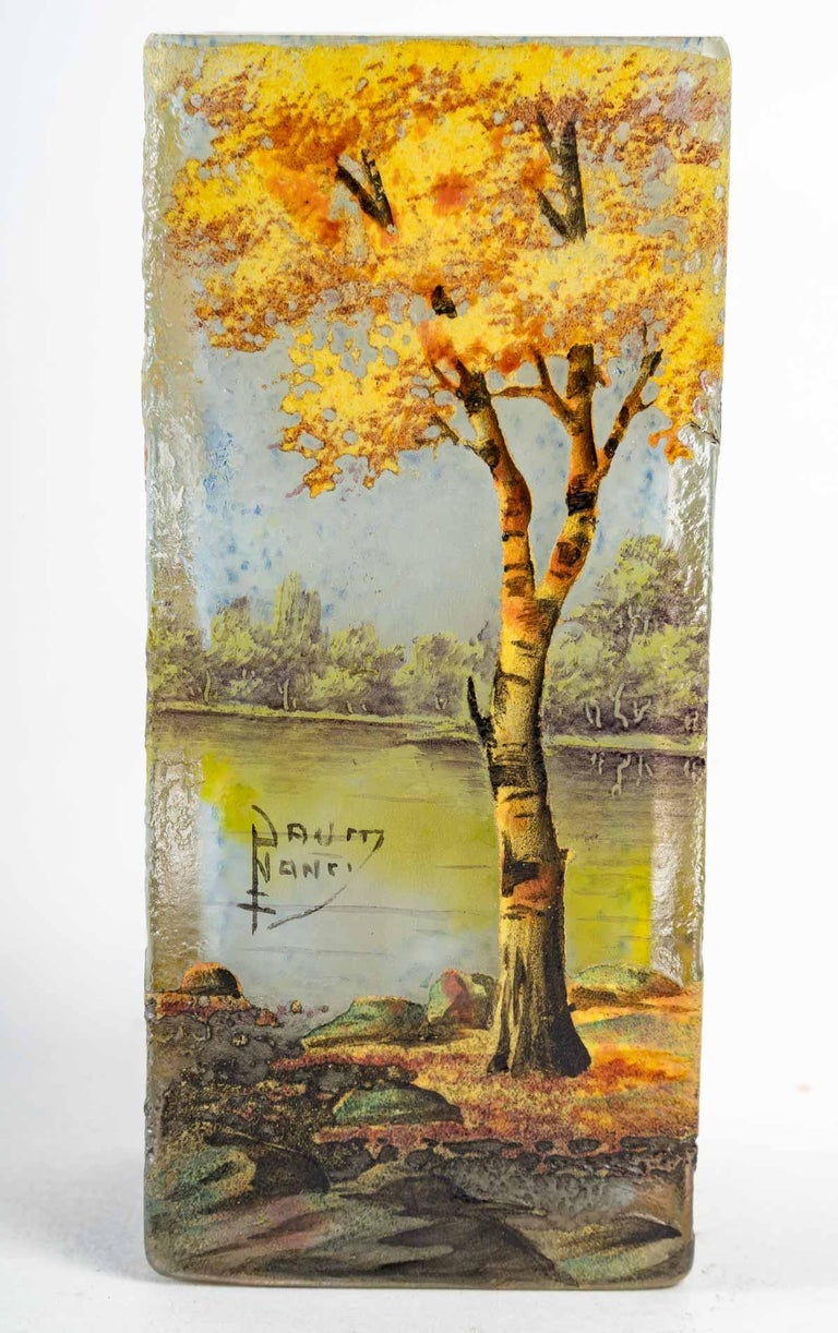 Daum Nancy Glass Paste, Vase, 1900 at 1stDibs