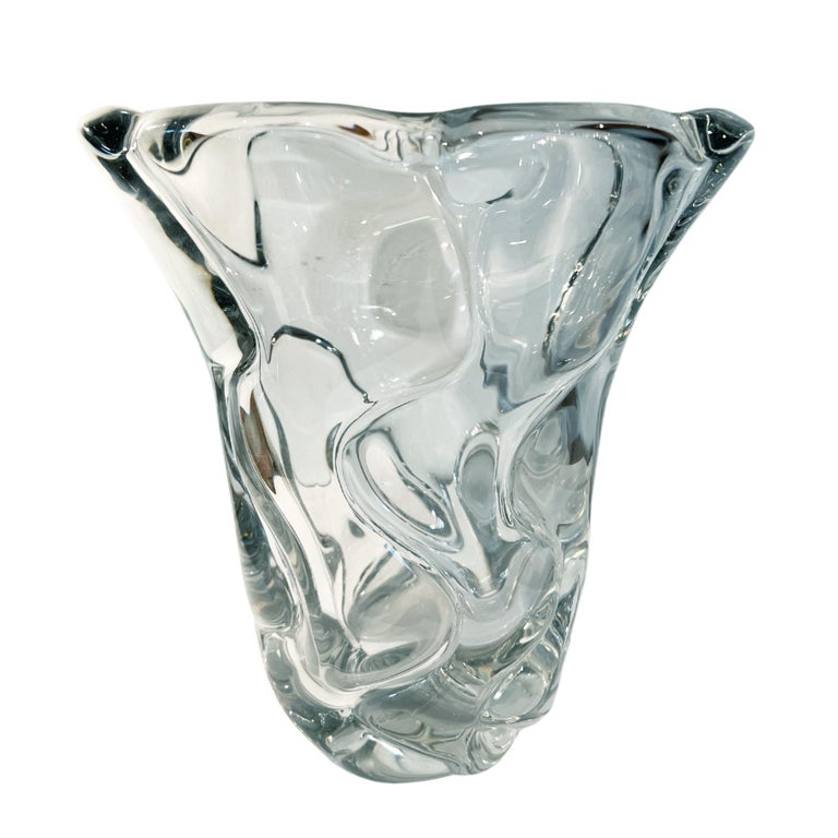 Daum, Paris 1960s Glass Champagne Bucket For Sale at 1stDibs