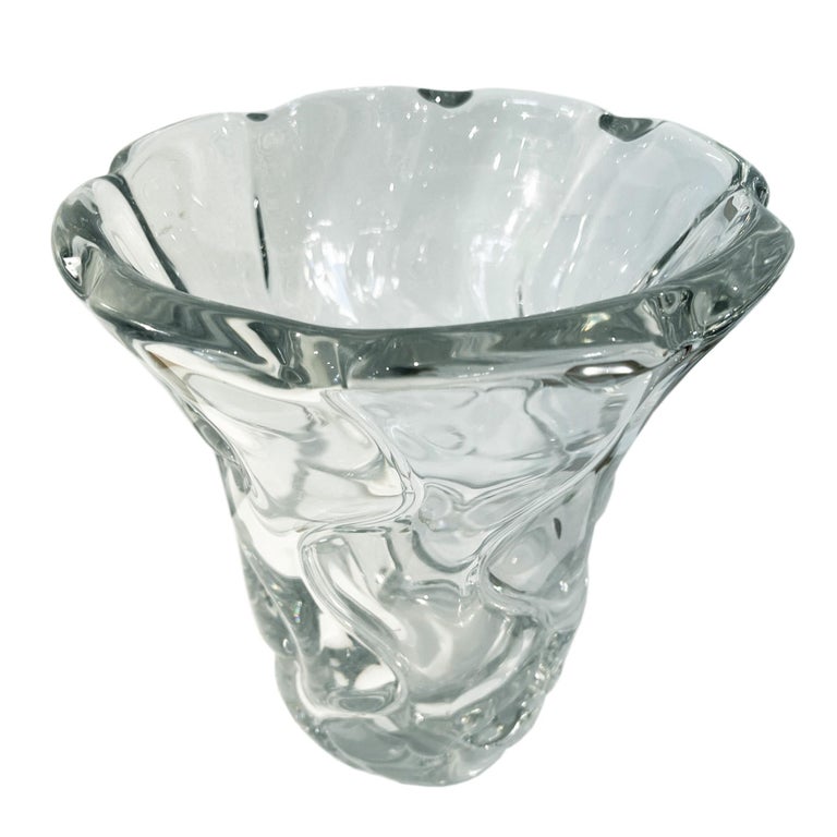 Daum, Paris 1960s Glass Champagne Bucket For Sale at 1stDibs