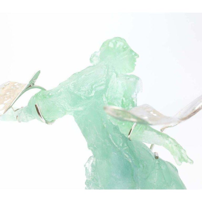 Daum Pate De Verre Art Glass Icare Sculpture by Patrick Haverlin, Ltd ...