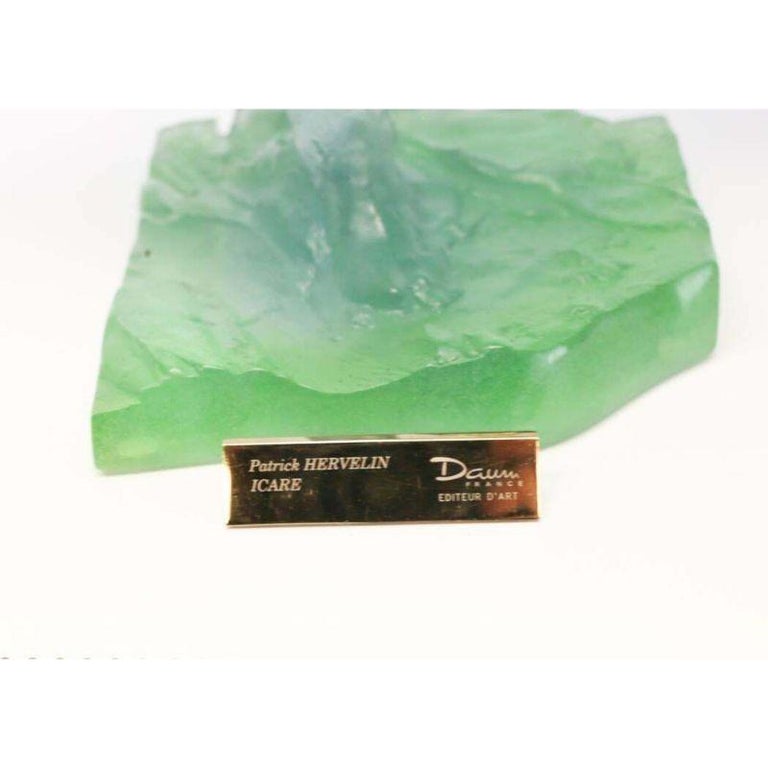 Daum Pate De Verre Art Glass Icare Sculpture by Patrick Haverlin, Ltd ...