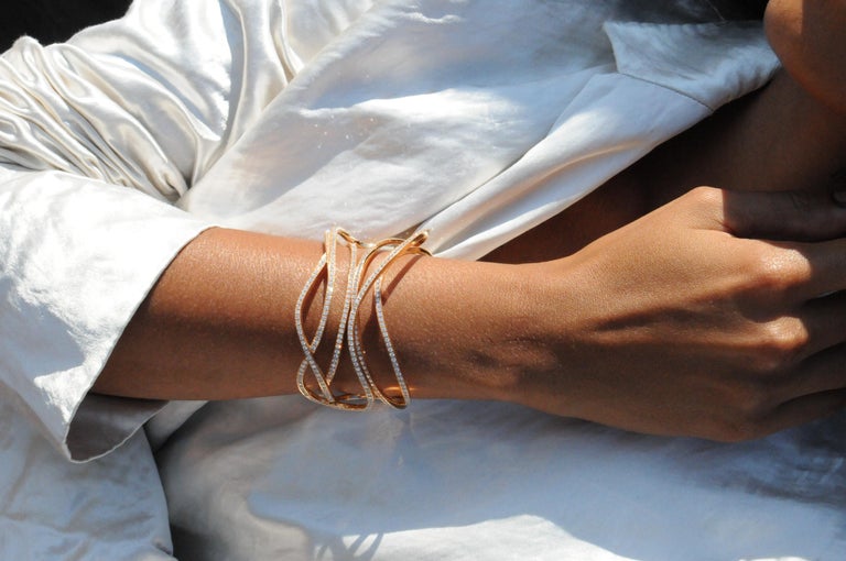 Dauphin Serpentine Cuff For Sale at 1stDibs