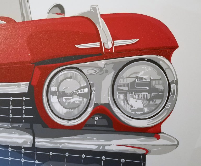 Dave Lefner - Cadillac Dreams (Triptych) For Sale at 1stDibs