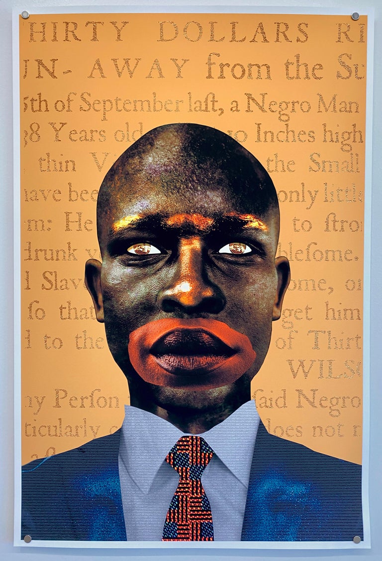 Dave McClinton - Contend, Contemporary Figurative Digital Collage on ...