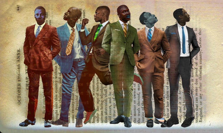 Dave McClinton - Tame Shrewd, Contemporary Figurative Digital Collage ...