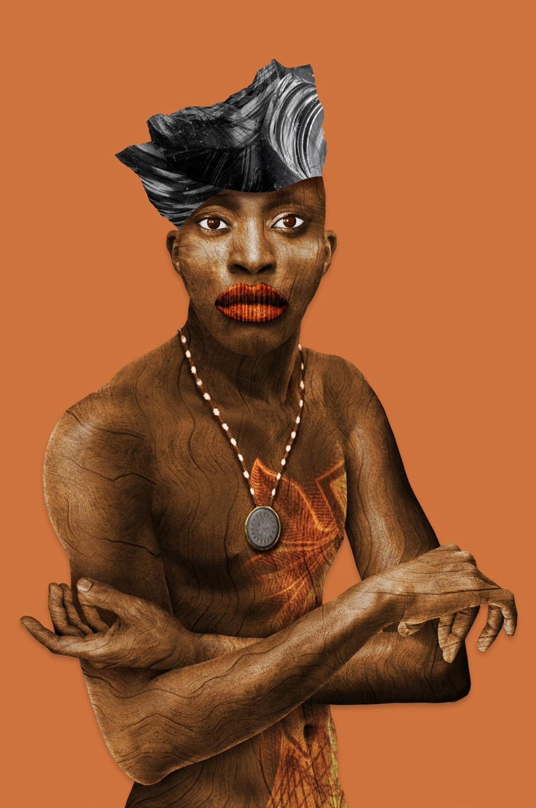 Dave McClinton - Treatment, Contemporary Figurative Digital Collage on ...