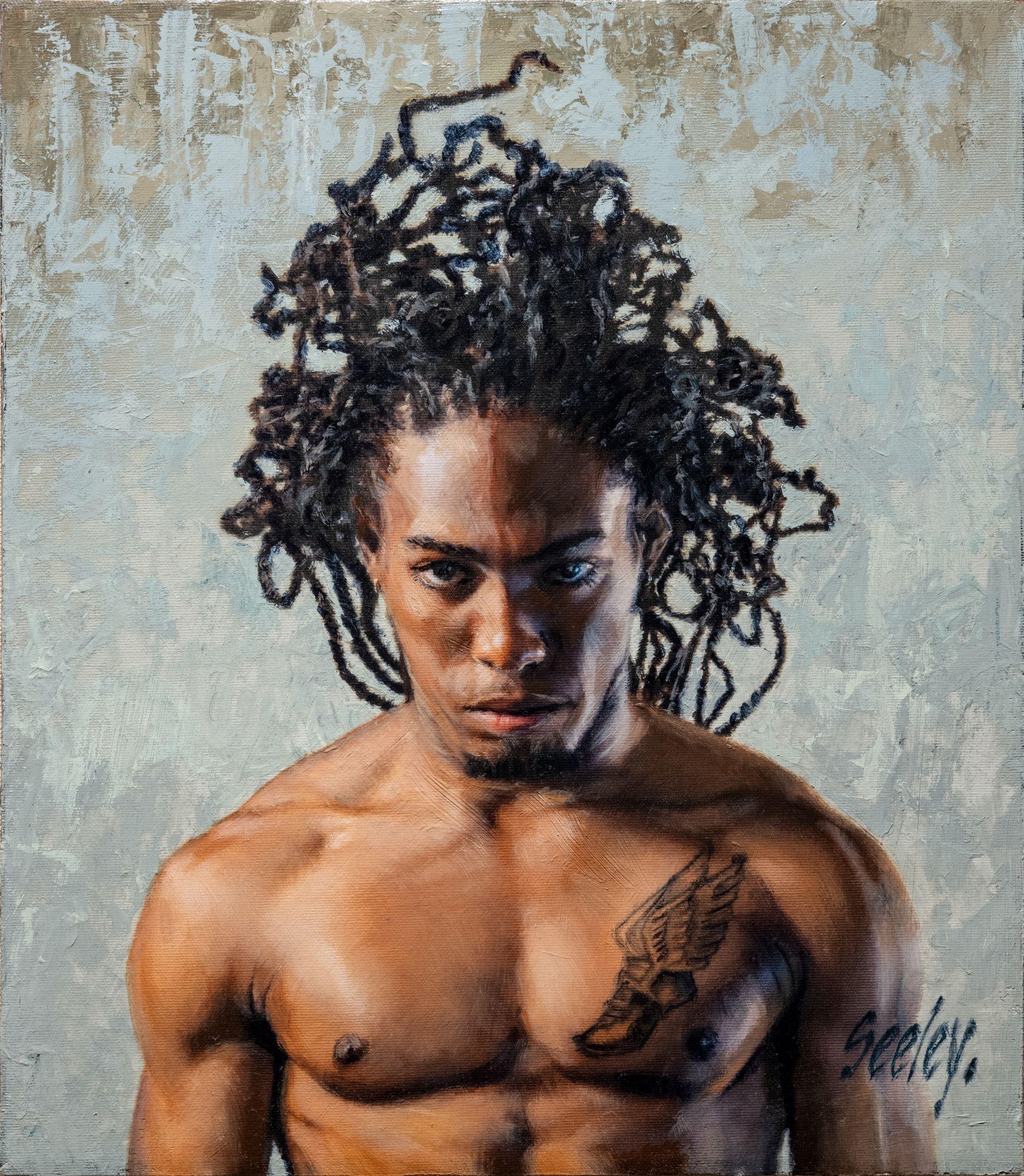 Dave Seeley - "Jared #1 Winged Nike of Medusa" Oil Painting For Sale at ...