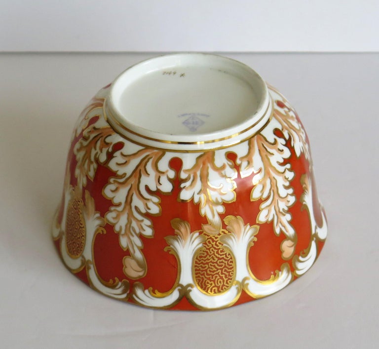 Davenport Porcelain Bowl in Pattern 2144 Fully Marked to Base, English ...