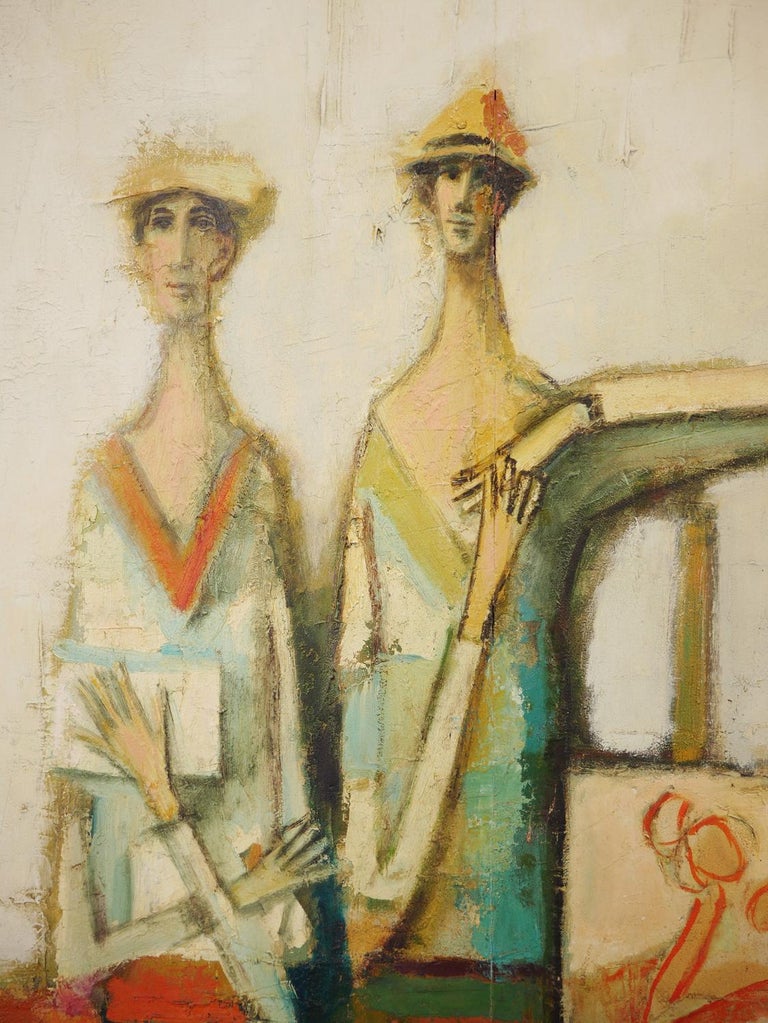 David Adickes - Modern Abstract Colorful Six Figure Group Portrait ...