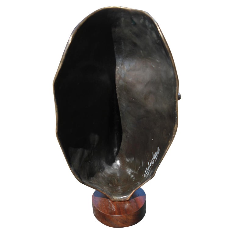 David Adickes - "Julie" Modern Abstract Bronze Female Bust Portrait ...