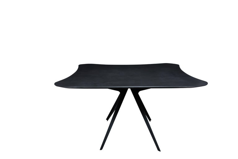 David Adjaye "Sniper" Steel Table For Sale at 1stDibs