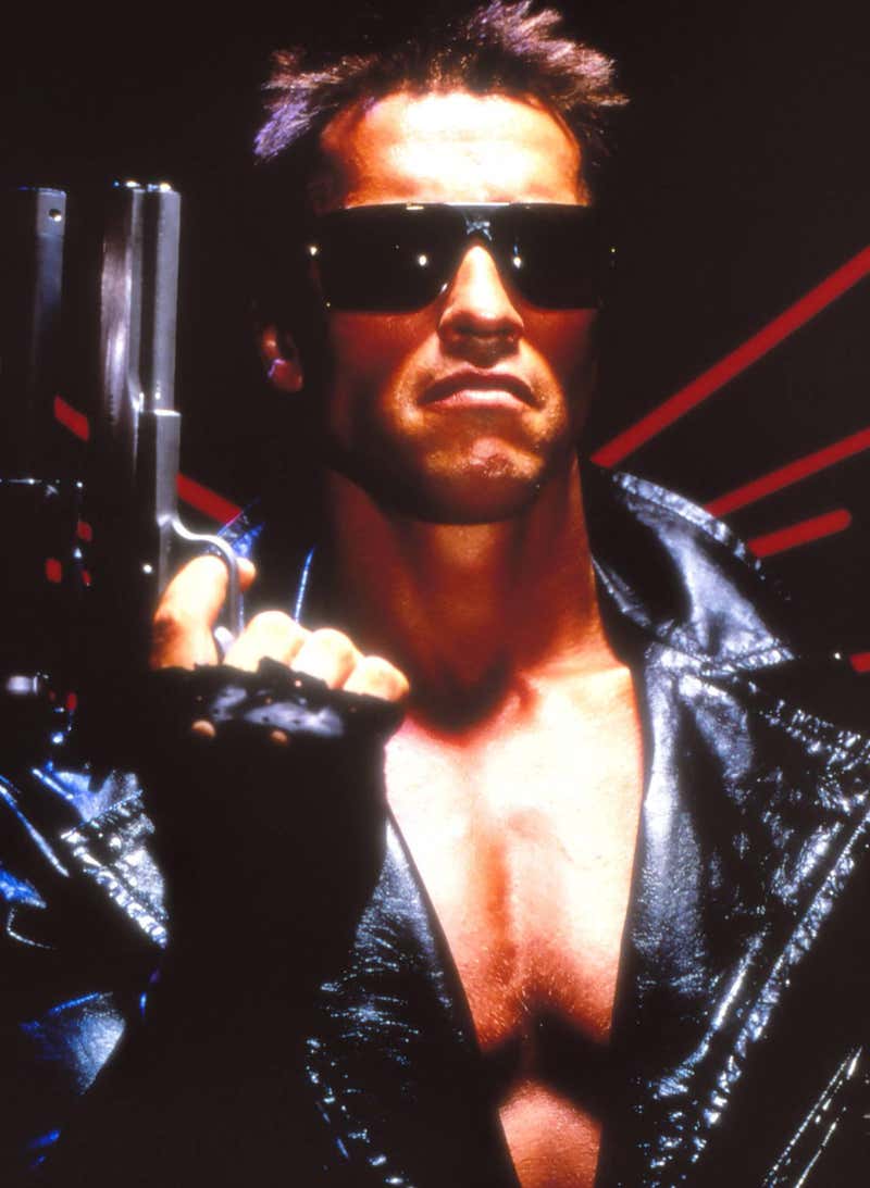 David Alexander Arnold Schwarzenegger As The Terminator Fine Art Print For Sale At 1stdibs