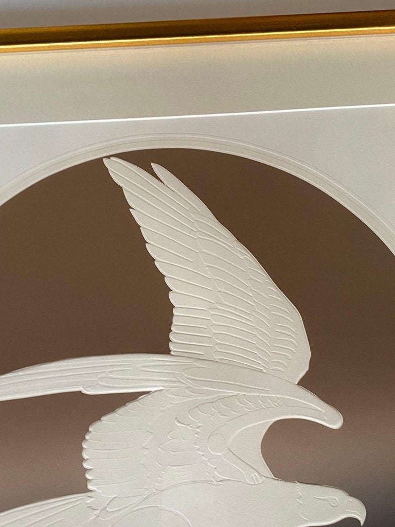 David Allgood "Hawk" Signed Serigraph For Sale at 1stDibs