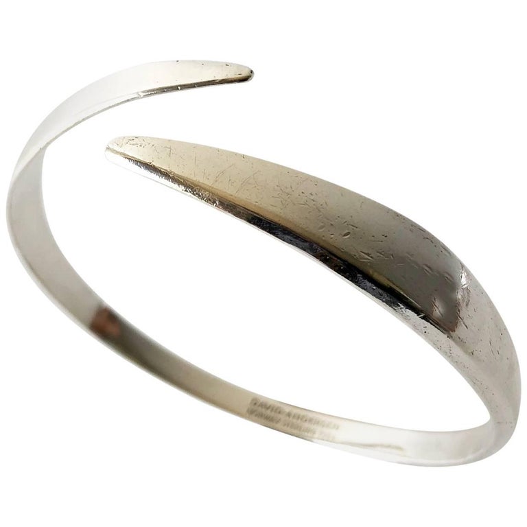 David Andersen Sterling Silver Norwegian Scandinavian Modernist Arm ...