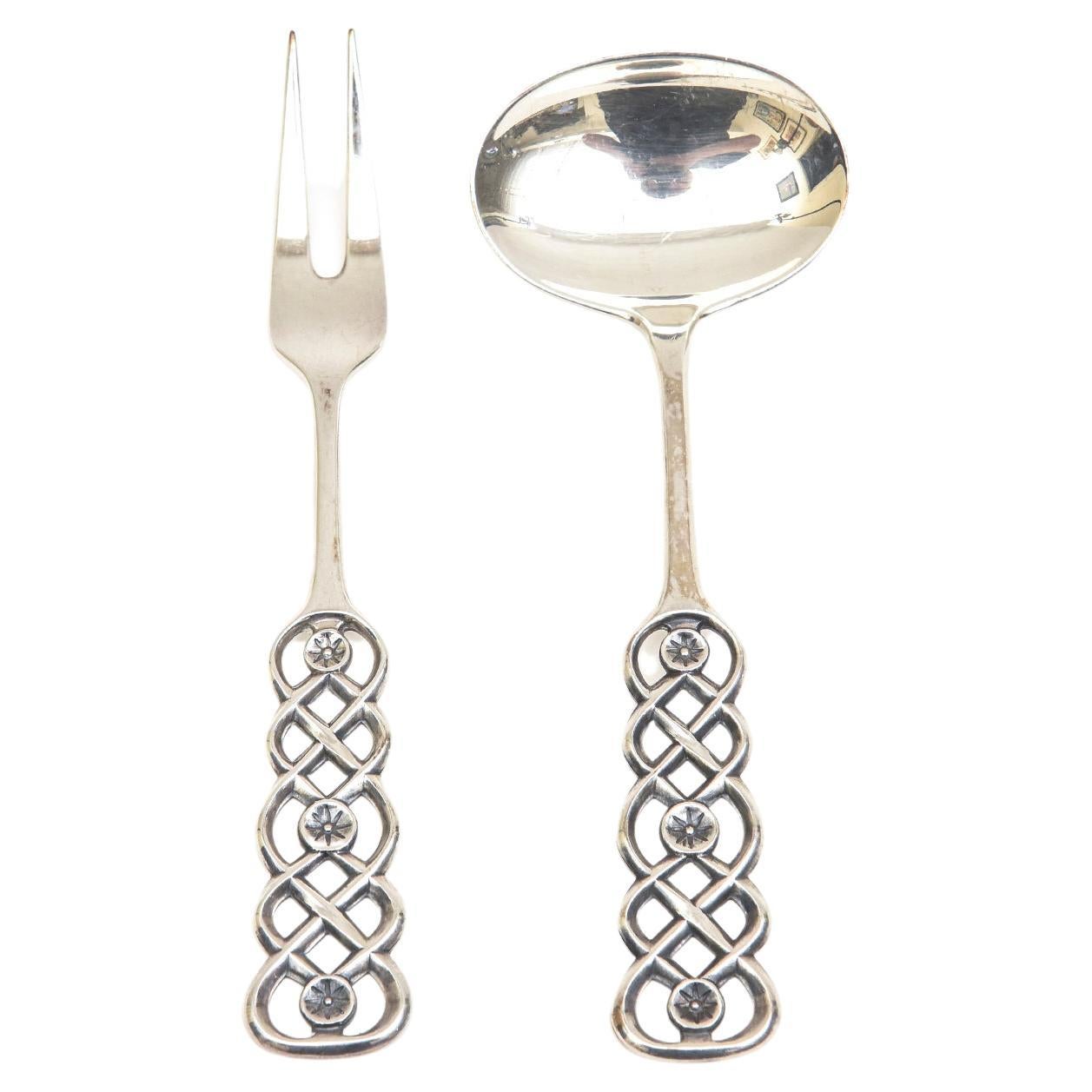 Assembled Set of Hotel Silver Serving Pieces For Sale at 1stDibs