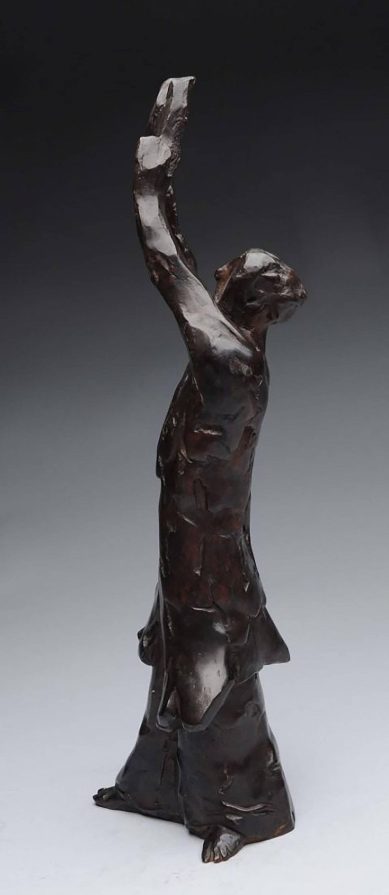 David Aronson - Large Bronze Sculpture Judaica Biblical Moses Figure ...
