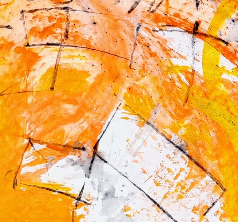 David Austin - "Gilded Accretion" 60x60 acrylic, oil, spray paint on ...