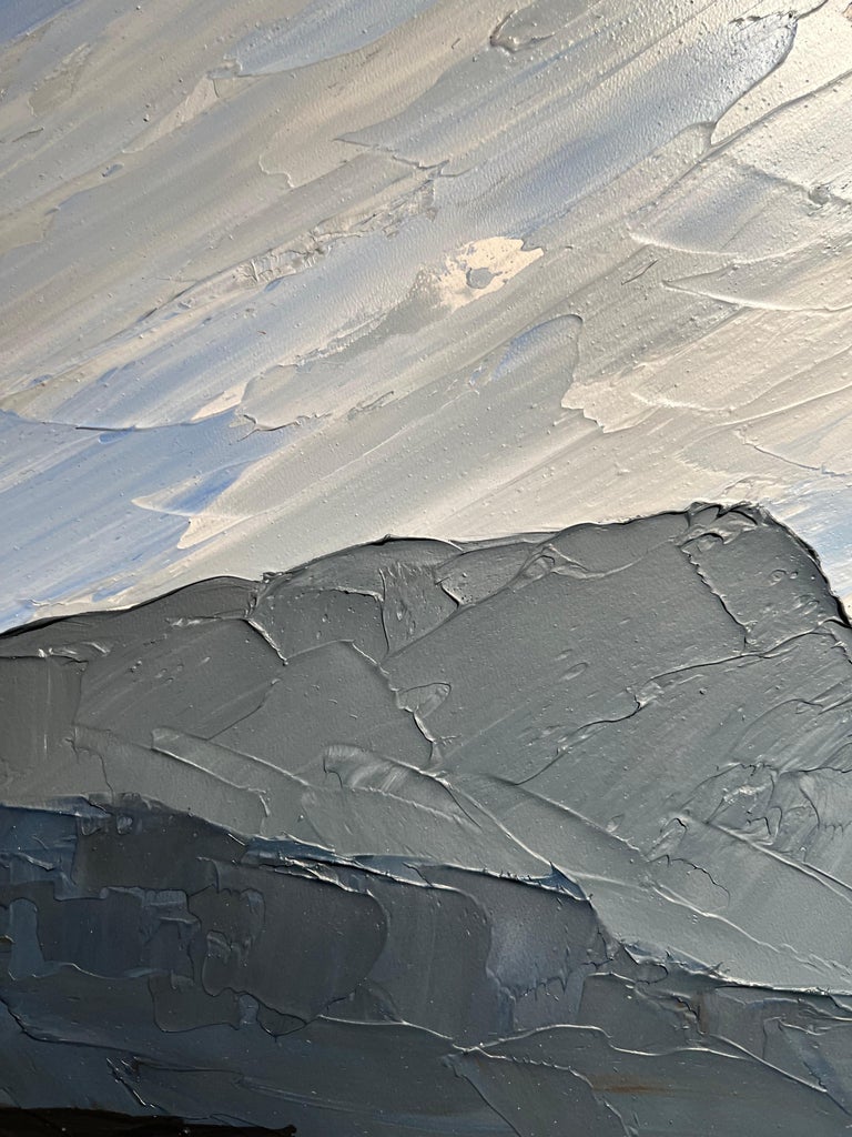 David Barnes - 'North Welsh Village' Contemporary landscape painting ...