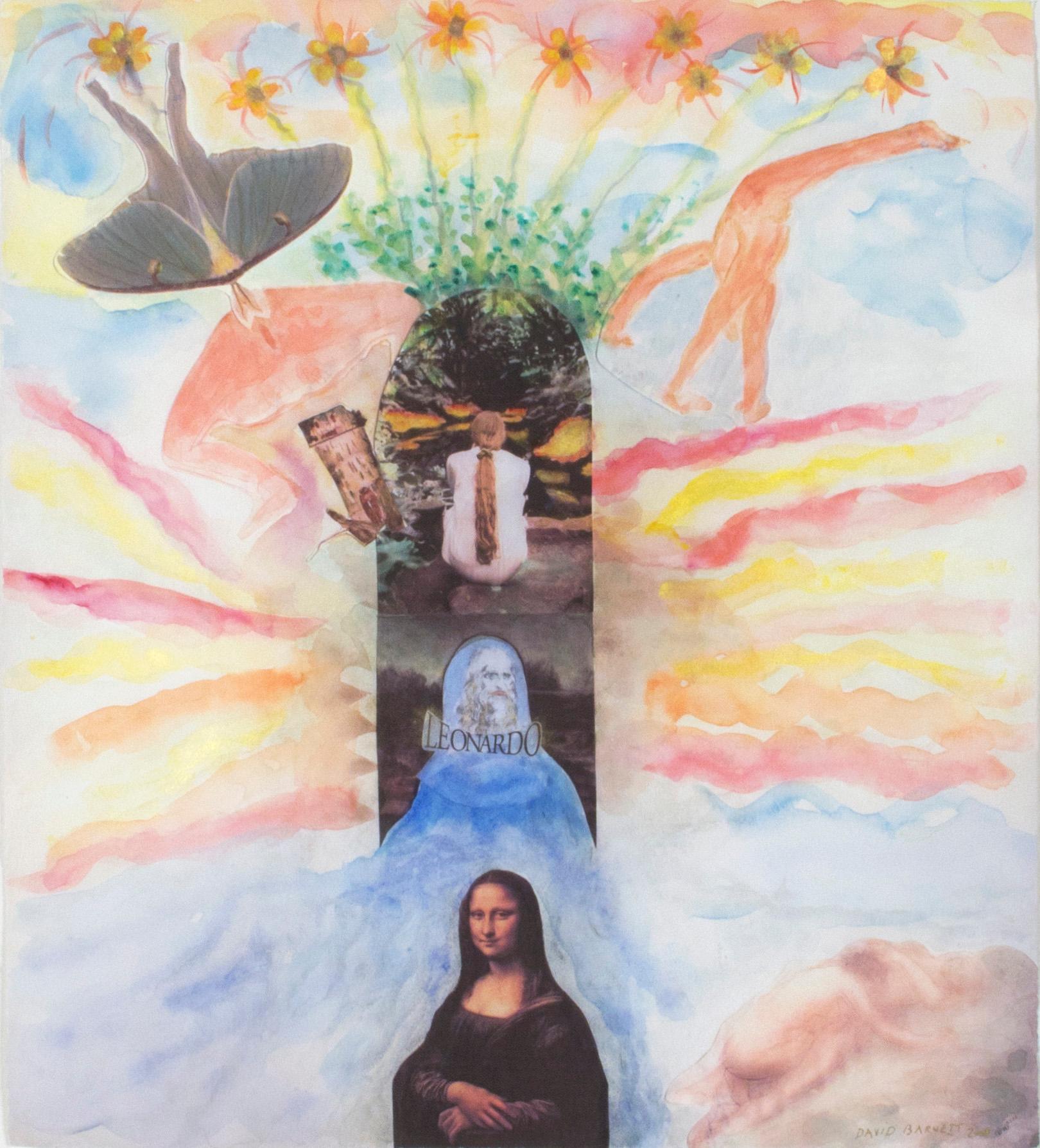 David Barnett - 'Leonardo and Rodin Dreaming of Jona Lisa' original ...