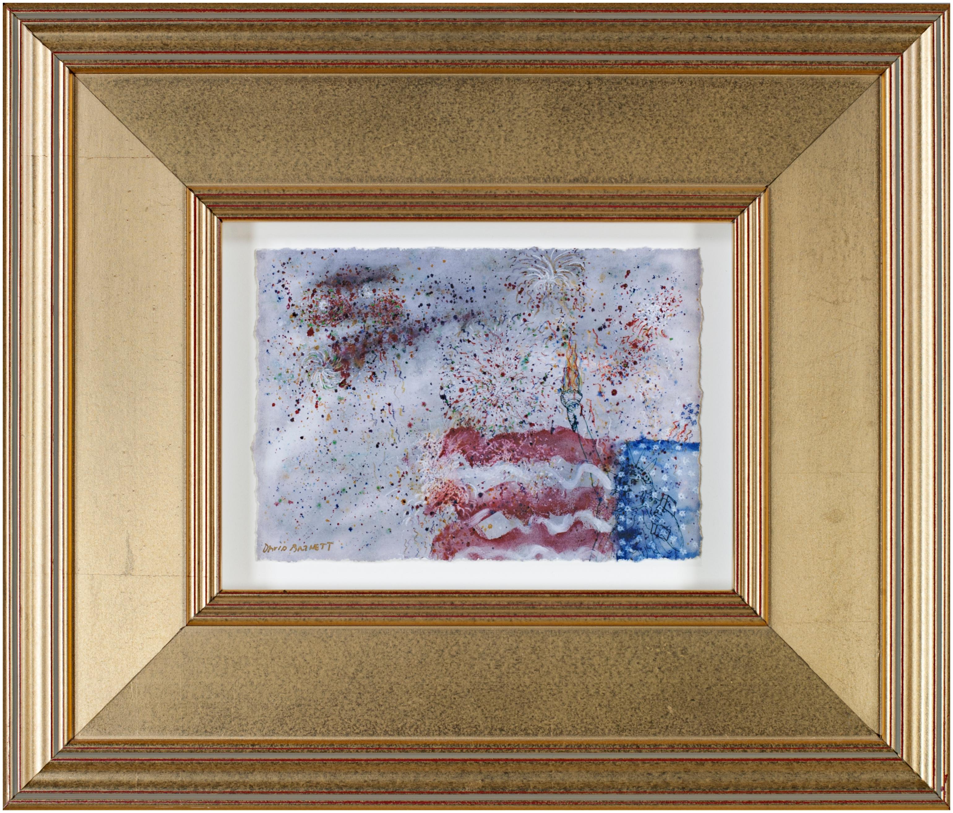 David Barnett - 'Ten Commandments' signed giclée print on watercolor ...