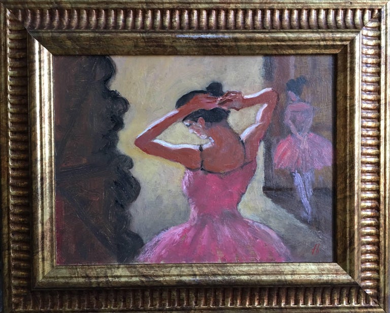 David Baxter - Ballet School Impressionist Oil Painting, Signed at 1stDibs