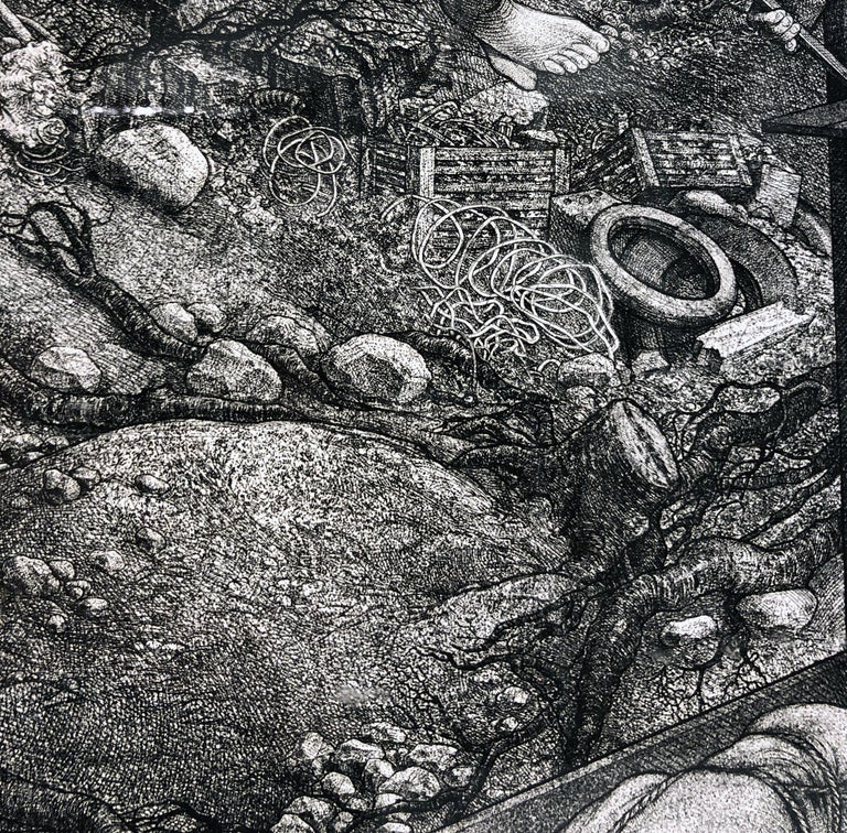 David Becker - Monuments - Highly Detailed Allegorical, Surreal Etching ...