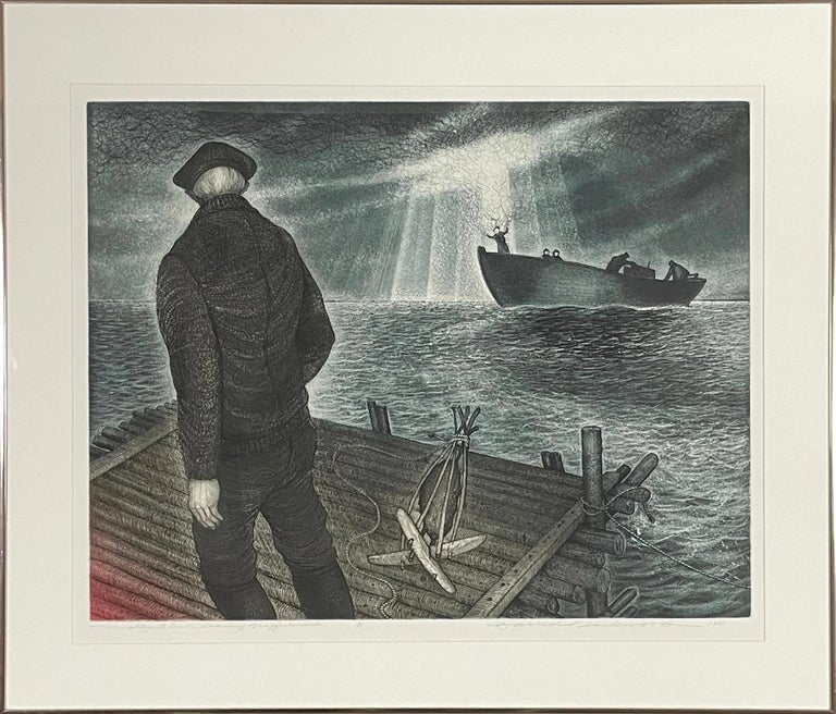 David Blackwood - Molly Glover leaving Bragg’s Island For Sale at 1stDibs