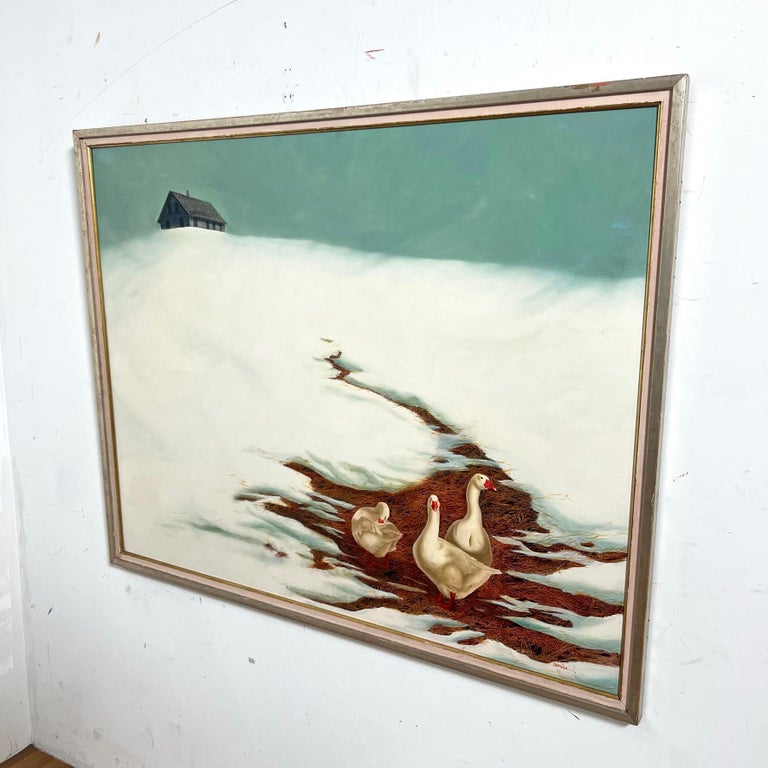 David Brega American Realist Painting, circa 1970s For Sale at 1stDibs