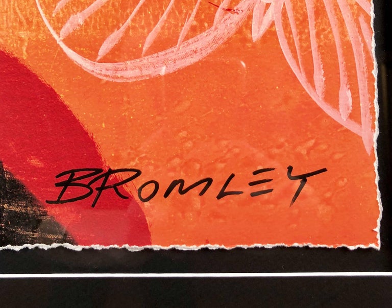 David Bromley - David Bromley, "Marilyn 5, " mixed media, hand signed ...