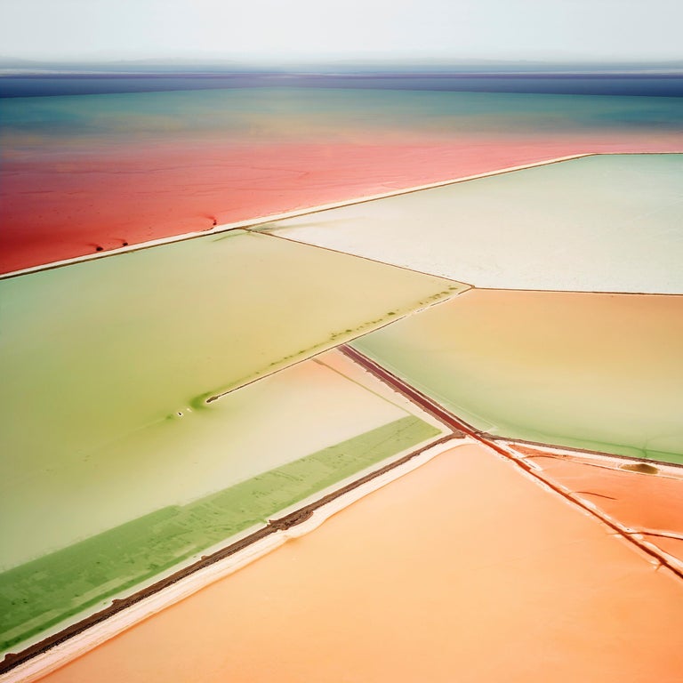 David Burdeny - Saltern Study 06, Great Salt Lake, UT (59” x 59”) For Sale at 1stDibs