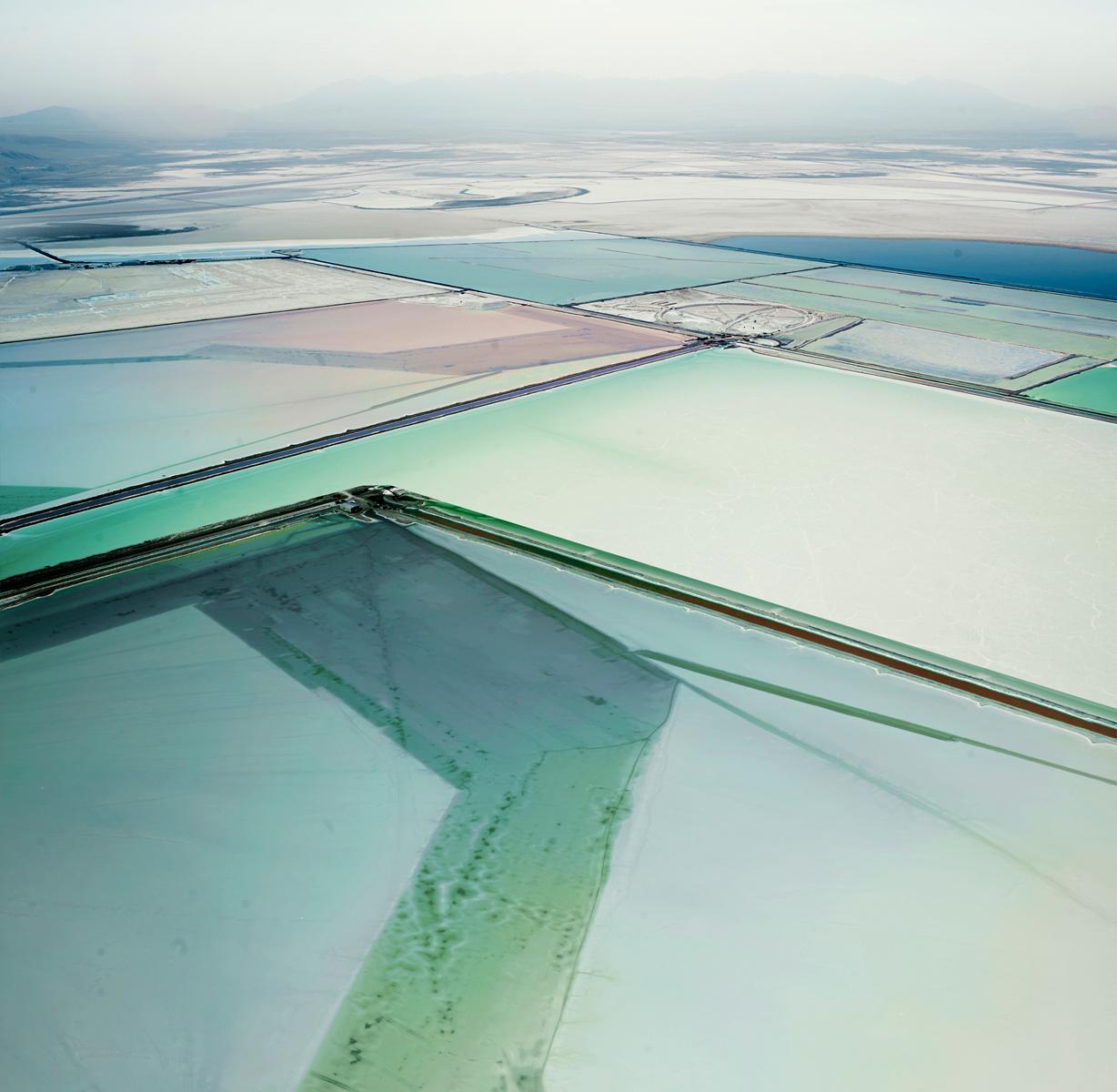 David Burdeny - Saltern Study 11, Great Salt Lake, UT (44” x 44”) For ...