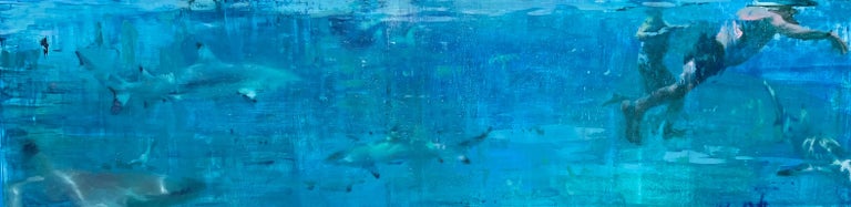 David C Gallup - "Thrill Seekers" (Swimming with Humans) For Sale at ...