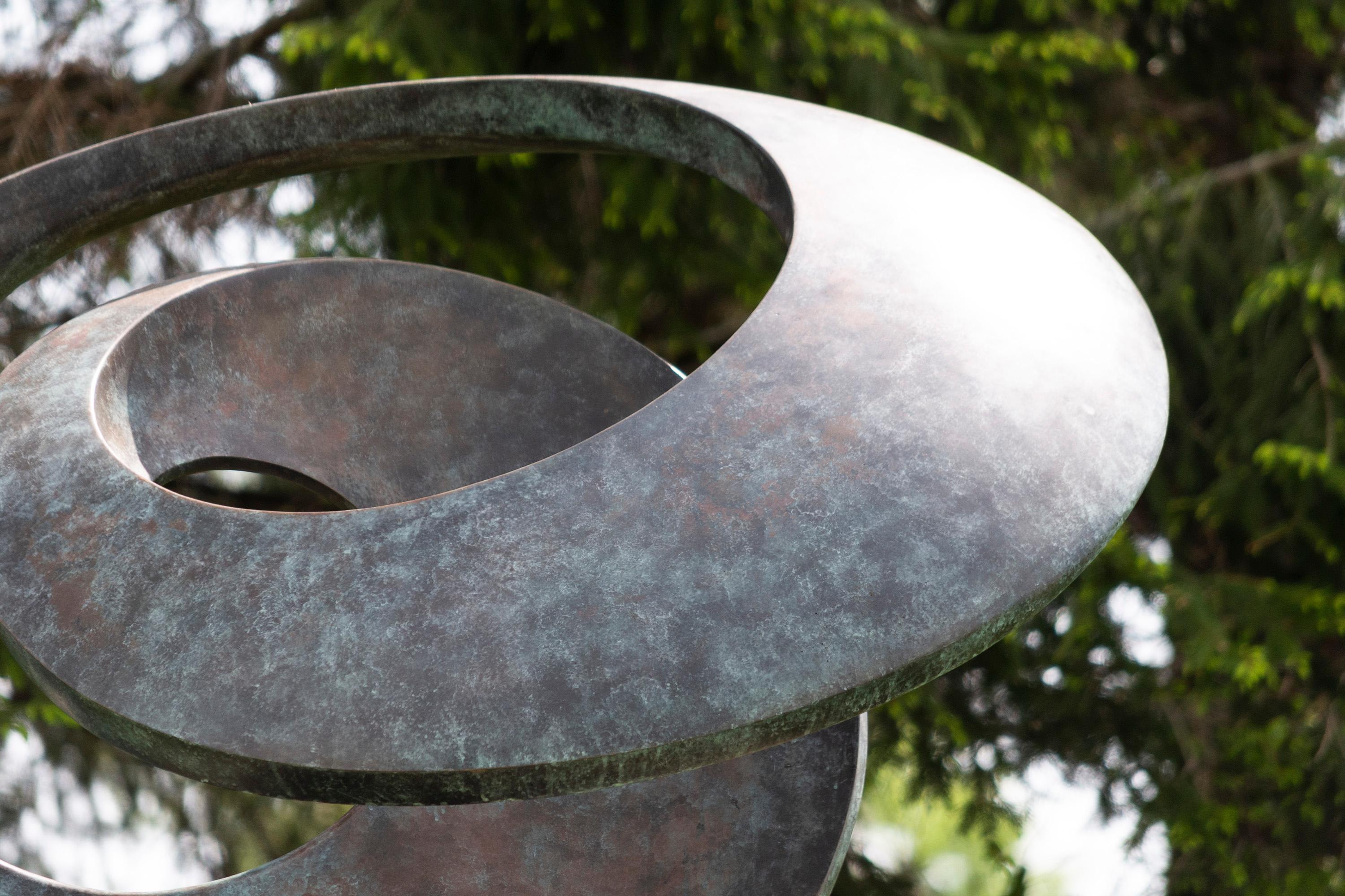 David Chamberlain - A Cappella - large, contemporary, abstract, bronze ...