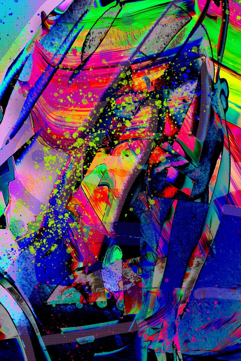 David Chevtaikin - Portrait Of A Super Hero Abstract For Sale at 1stDibs