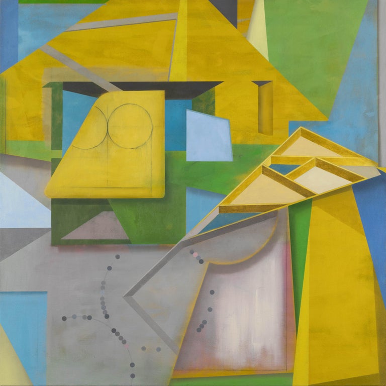 David Collins - About the Size of a House, Square Abstract Geometric ...