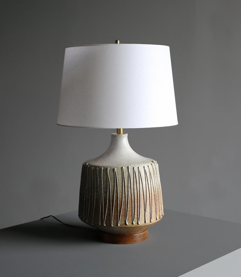 David Cressey Ceramic Table Lamp, circa 1970 For Sale at 1stDibs