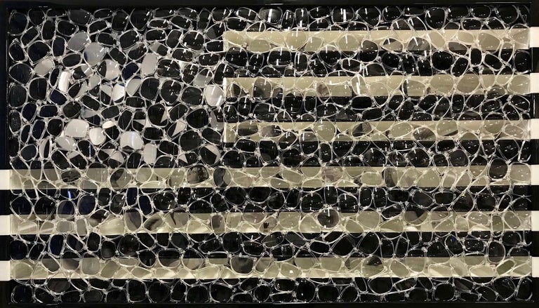 David Datuna - Black USA Flag For Sale at 1stDibs