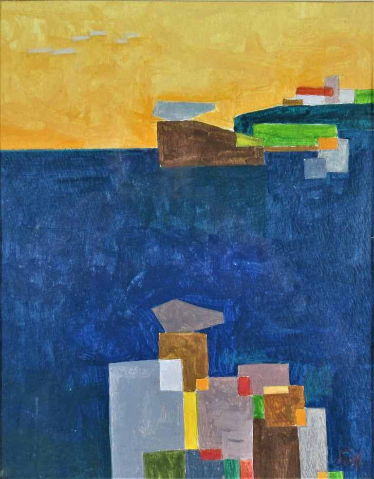 Dave Fox - Seascape, Geometric Figure #2 For Sale at 1stDibs
