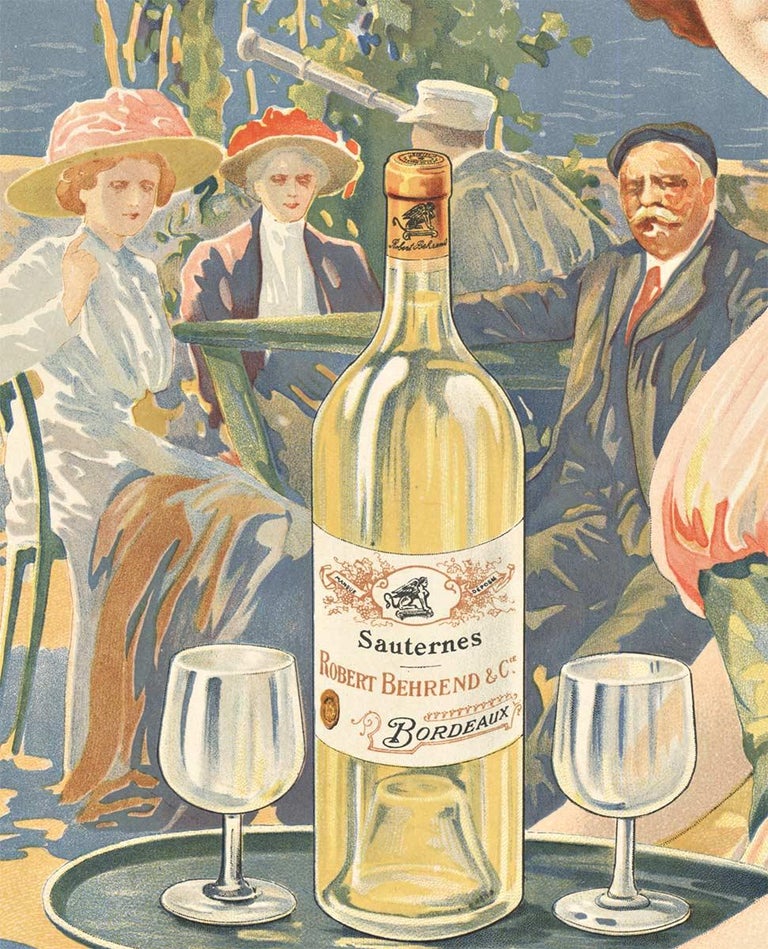 David Dellepiane - Grands Vins de Bordeaux original French wine vintage ...