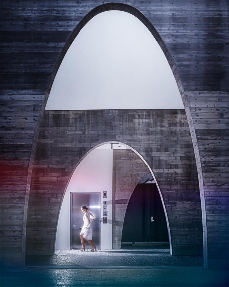 David Drebin - Going Up (60" x 48") For Sale at 1stDibs