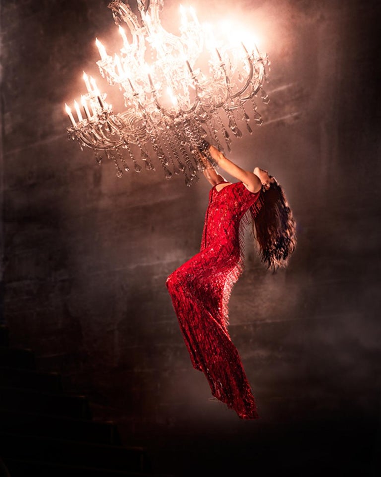 David Drebin - Hanging On (40" x 32") For Sale at 1stDibs