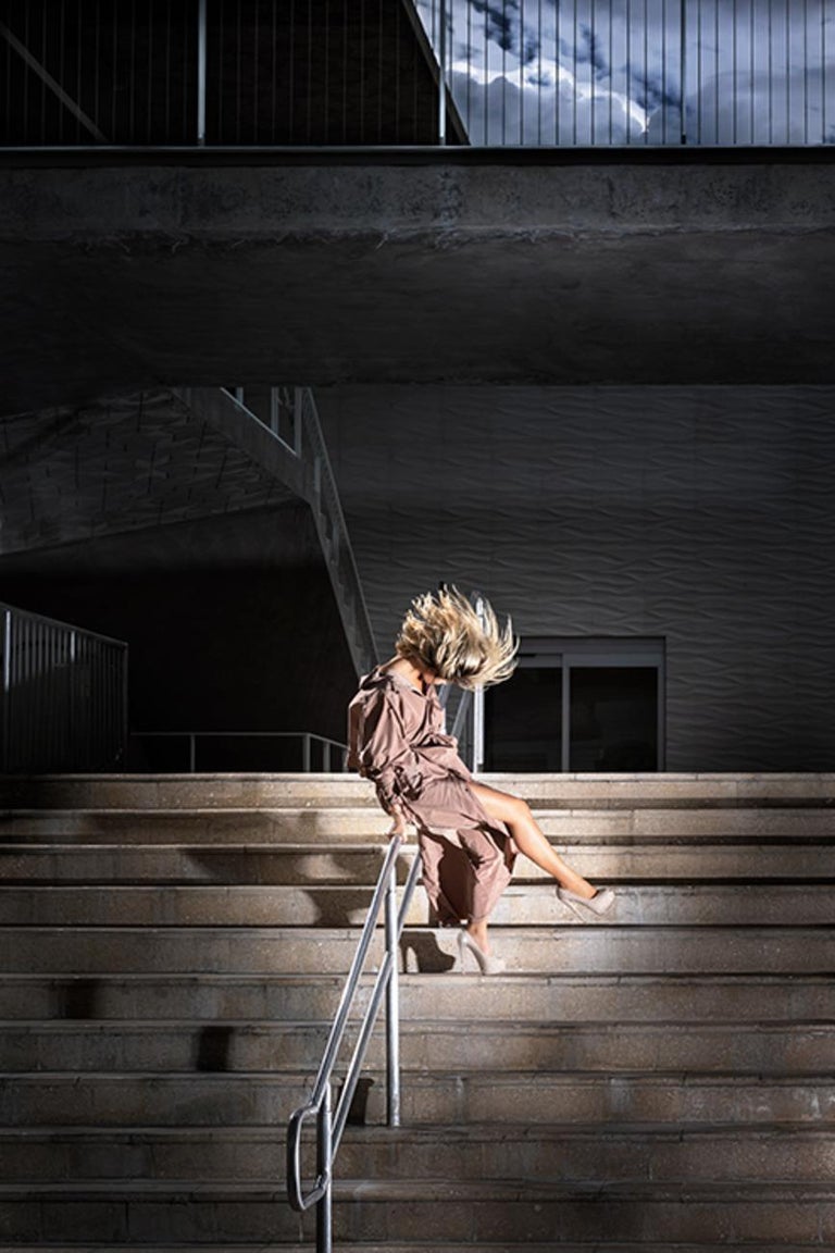 David Drebin - Sliding For Love, Lightbox (60" x 40") For Sale at 1stDibs