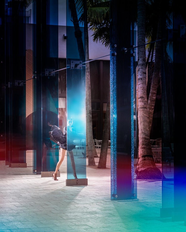 David Drebin - Twirling Beauty, Lightbox (60" x 48") For Sale at 1stDibs