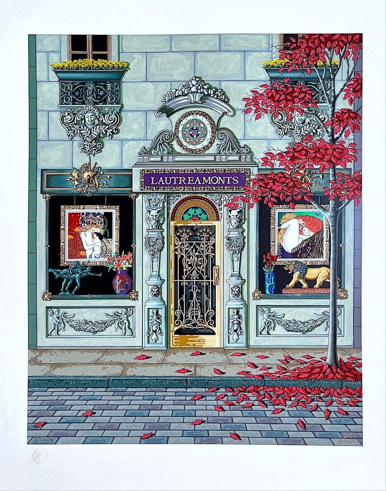 David Farrell - Sérigraphie signée LAUTREAMONTS, vitrine de luxe ...