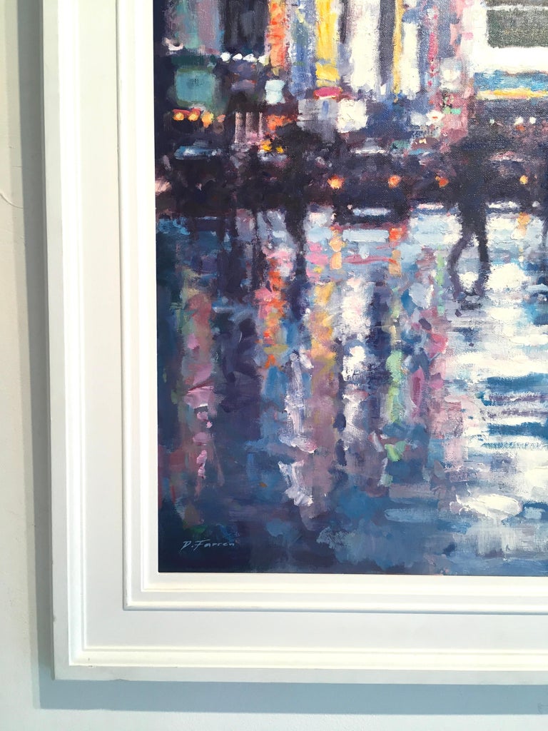 David Farren - Blue Reflections - US landscape cityscape oil painting ...