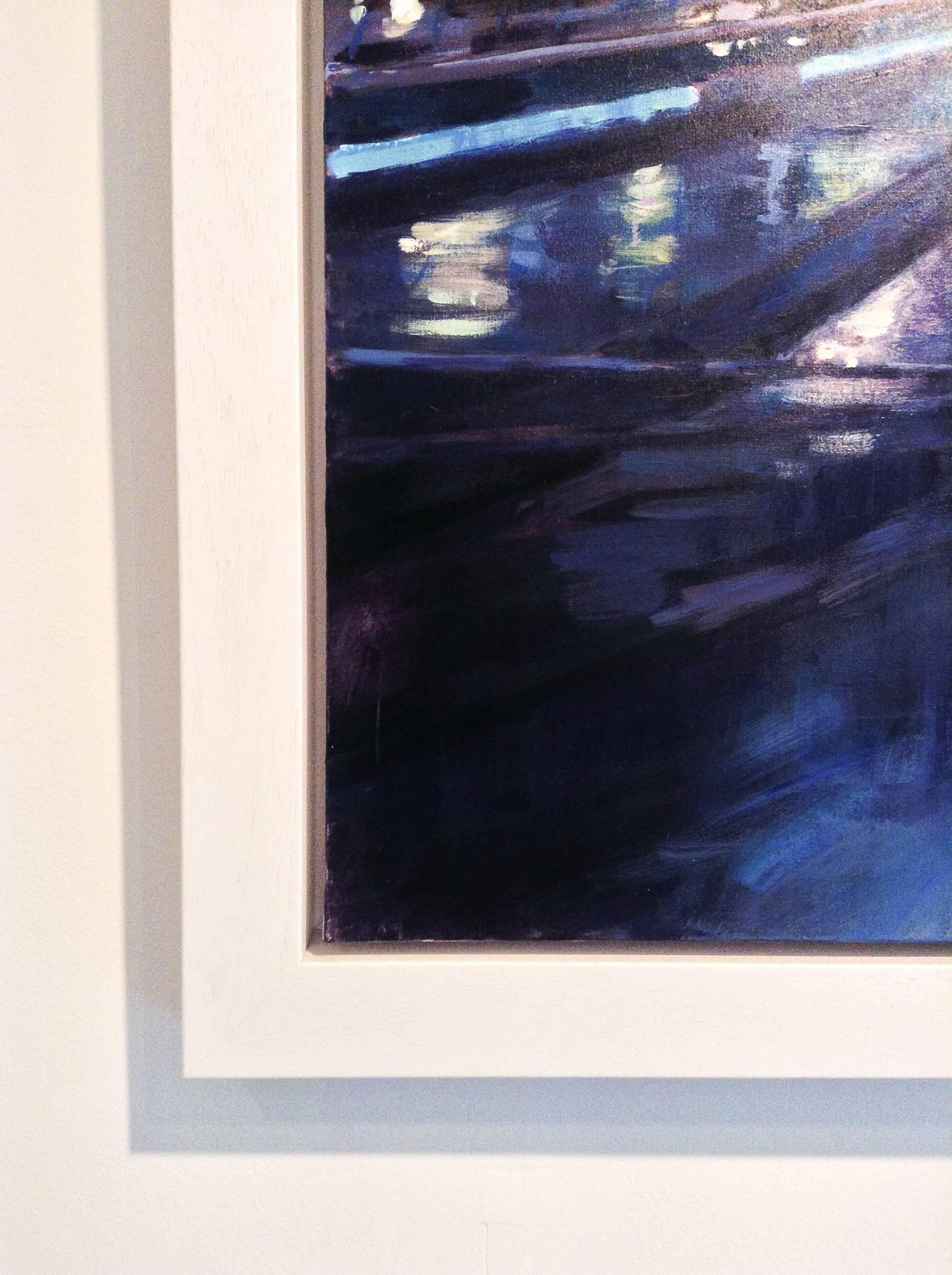 David Farren - Night Sky, Millennium Bridge - cityscape Landscape ...