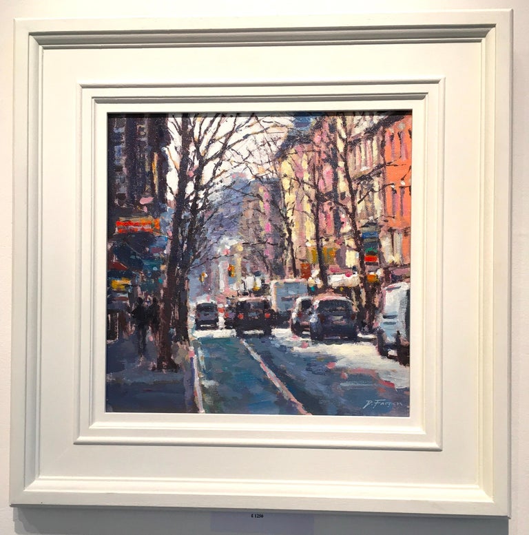 David Farren - Winter Light, NYC original City landscape painting ...